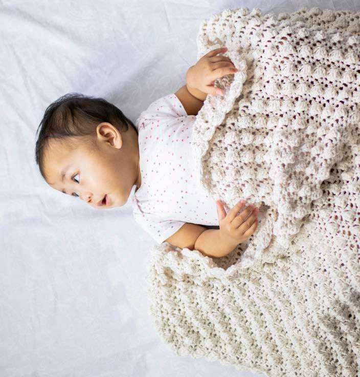Bubble Up Crochet Blanket in Bernat Bundle Up - Downloadable | Inspire ...