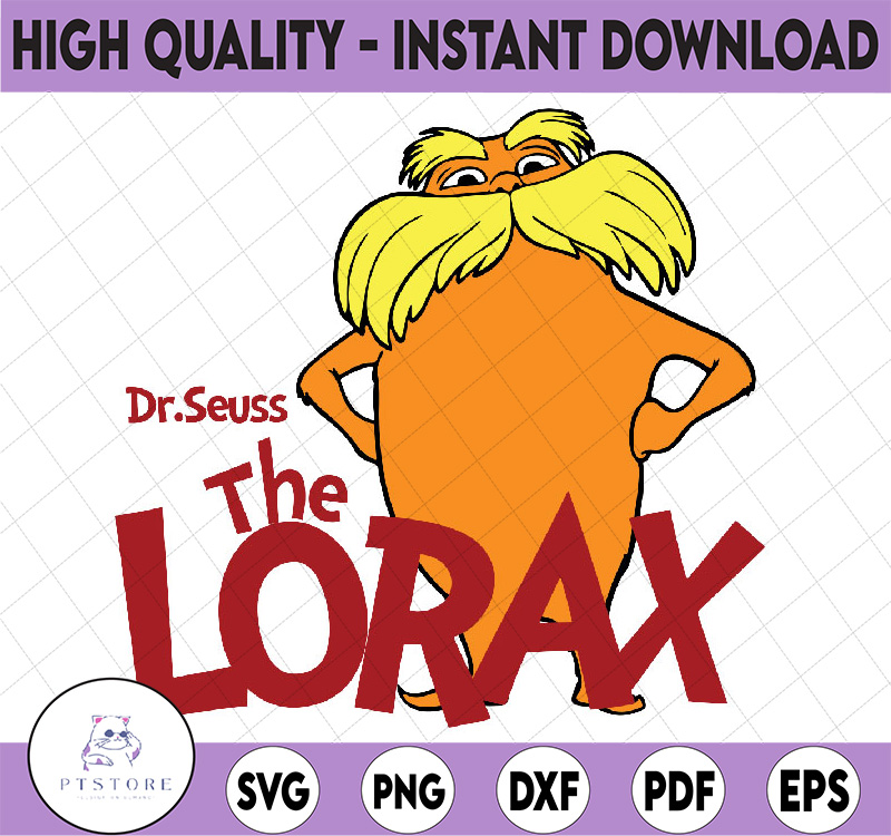 Lorax svg, Lorax head svg, Dr Seuss svg cut file, Read acros | Inspire ...