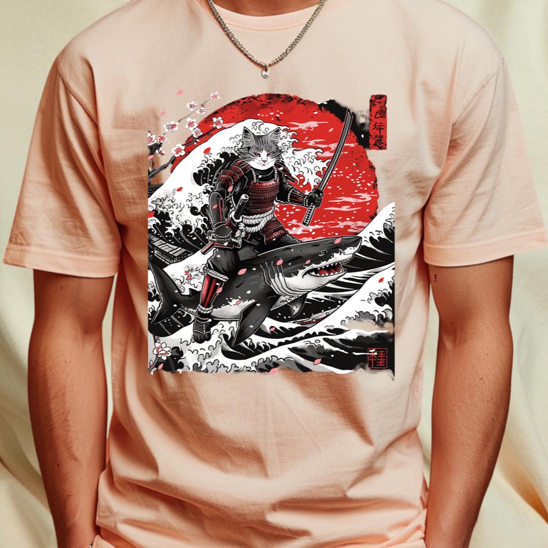 Cat Riding Shark Stand Out with Unique Apparel PNG, helldive | Inspire ...
