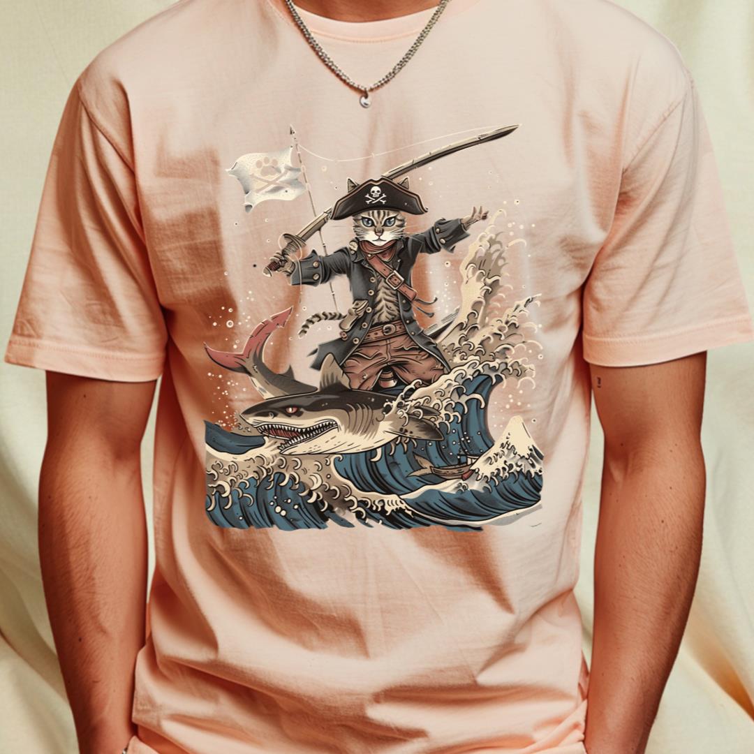 Cat Riding Shark Paw Patrol PNG, godzilla funky PNG, Cat Rid - Inspire ...