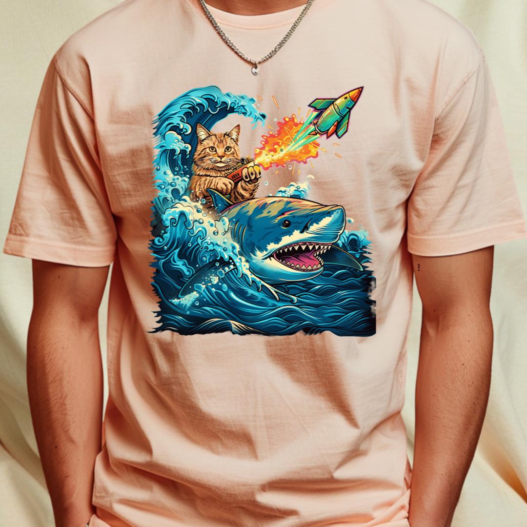 Cat Riding Shark Aloysius Snuffleupagus Tales PNG, inclusion | Inspire ...