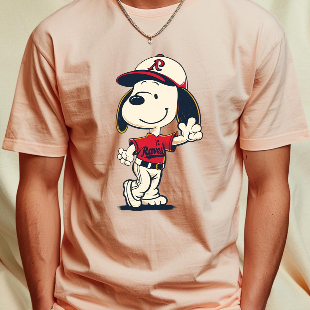 Cartoon Snoopy and Braves Logo PNG, Atlanta Braves Magnets C | Inspire ...