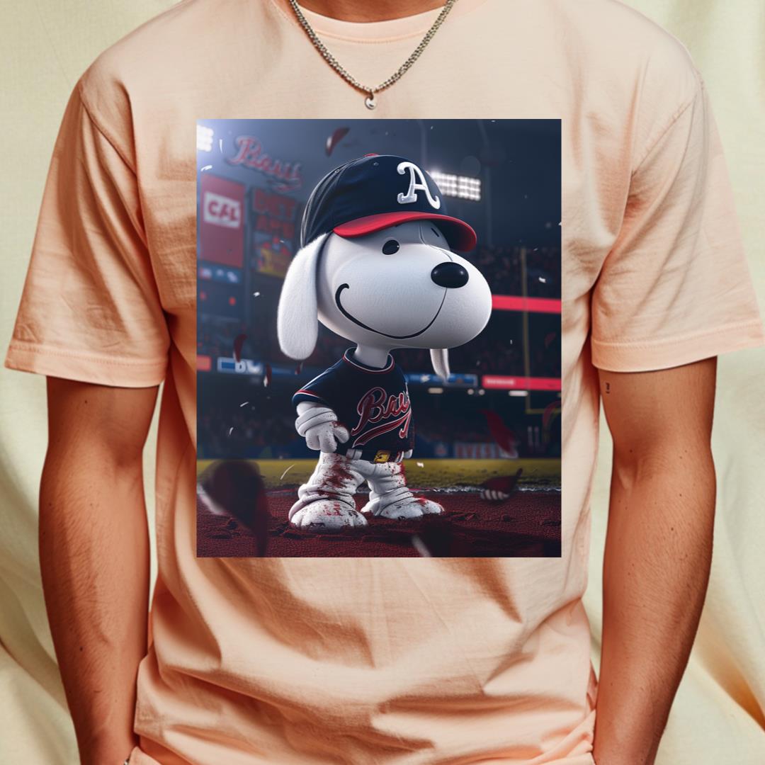 Snoopy vs. Atlanta Baseball Logo PNG, Snoopy Atlanta Braves | Inspire ...