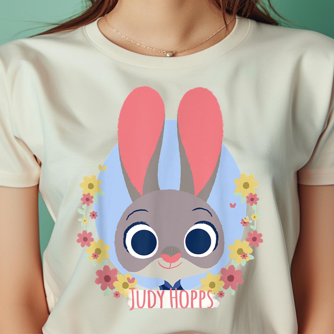 Disney Zootopia Judy Hopps Spring Wreath Graphic PNG, Zootop - Inspire ...