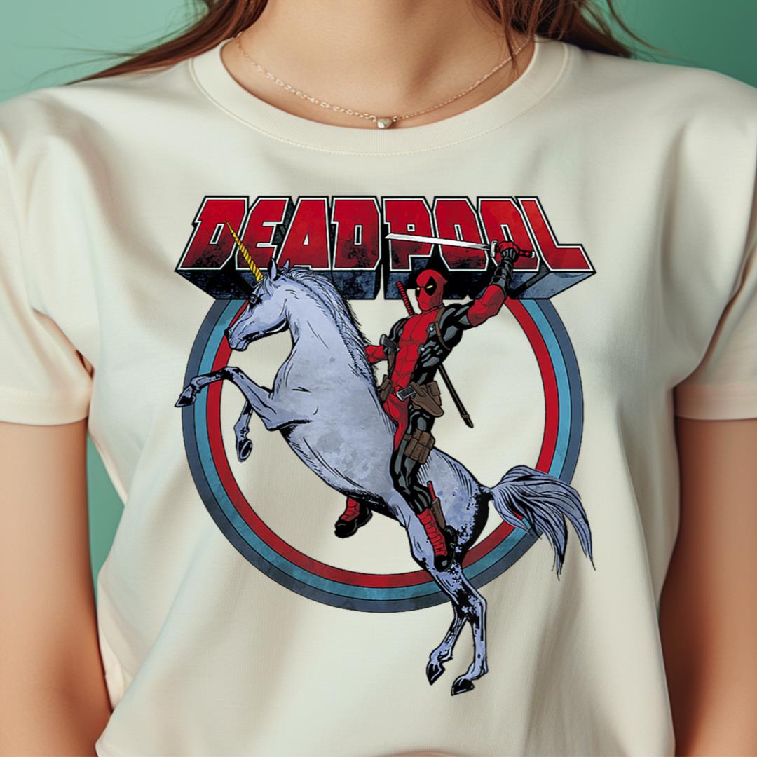 Deadpool Riding A Unicorn Circle PNG, Hulk PNG, She Hulk Dig - Inspire ...