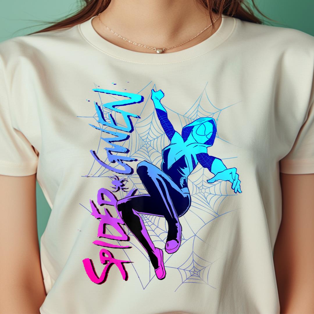 Spider-Gwen Neon Gradient Web PNG, Hulk PNG, She Hulk Digita - Inspire ...