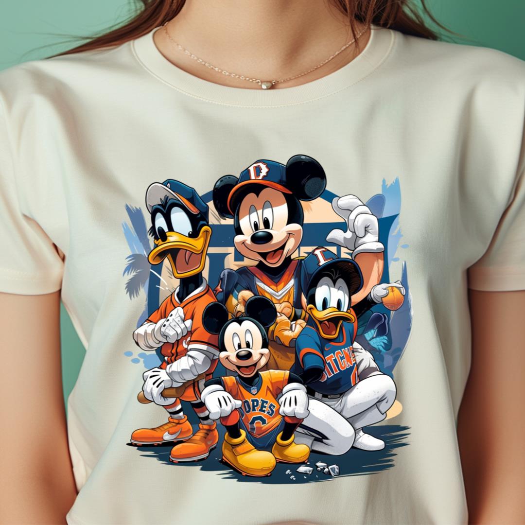 Mickey Mouse Hugs Tigers Logo PNG, Micky Mouse Vs Detroit Ti | Inspire ...