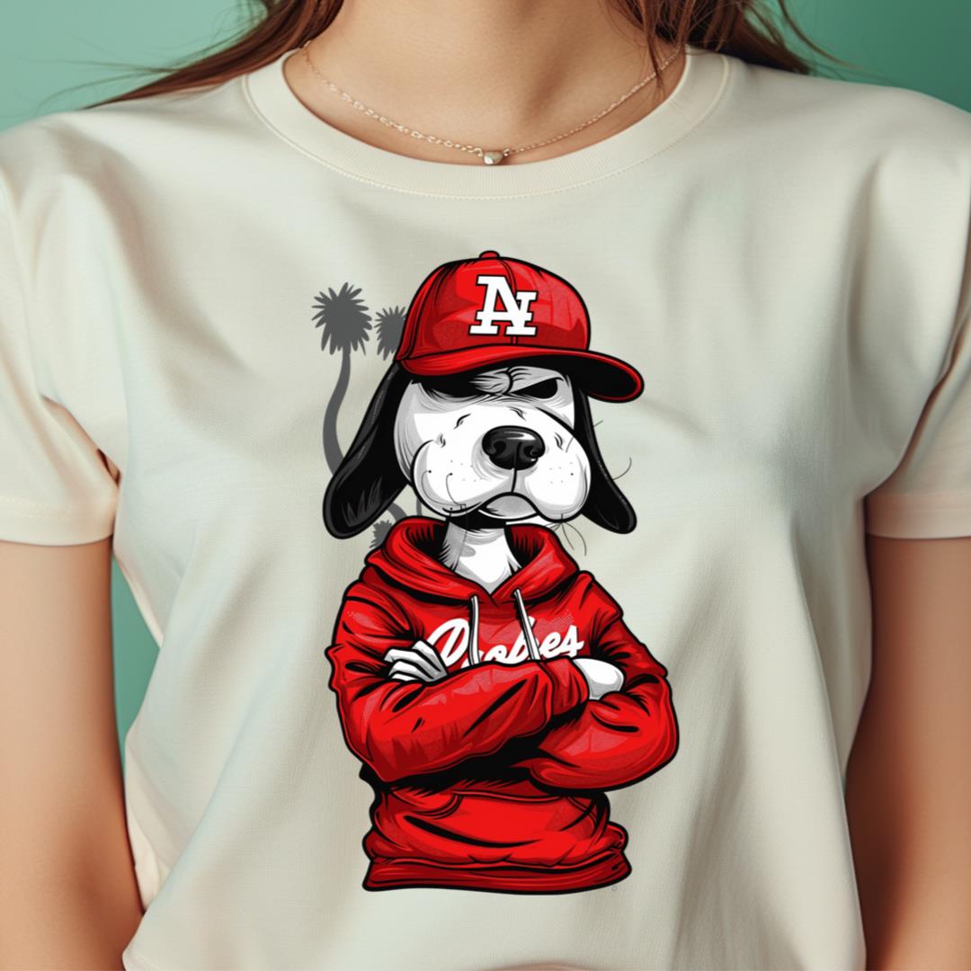 Dodgers And Snoopy Perfect Team PNG, Snoopy Vs Los Angeles D - Inspire ...