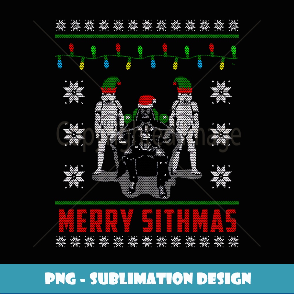 Star Wars Darth Vader Christmas Merry Sithmas Ugly er - Inst | Inspire ...