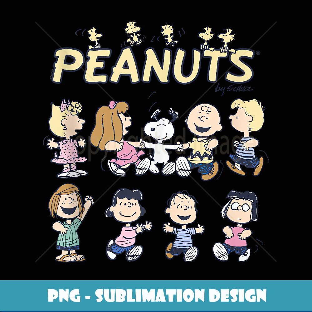 Peanuts Snoopy and friends dancing - Elegant Sublimation PNG | Inspire ...