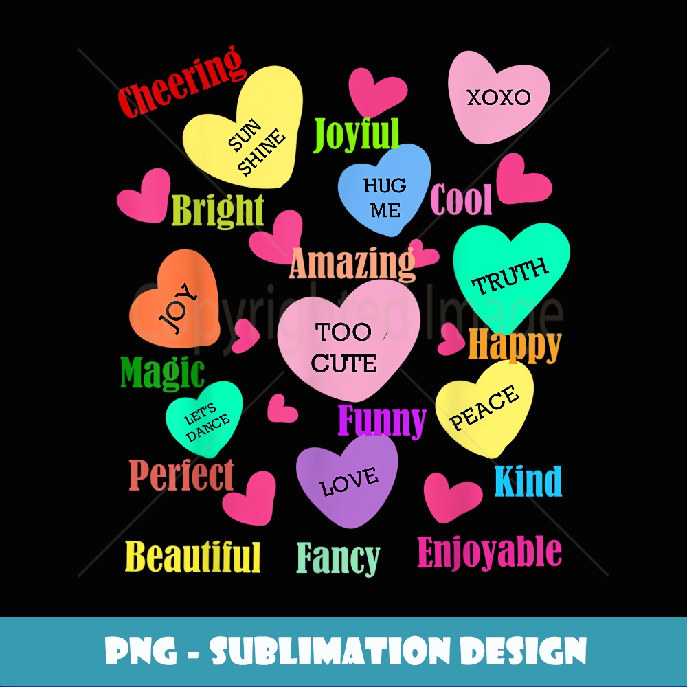 Valentines Day Hearts Positive words For Girls Friend Women | Inspire ...