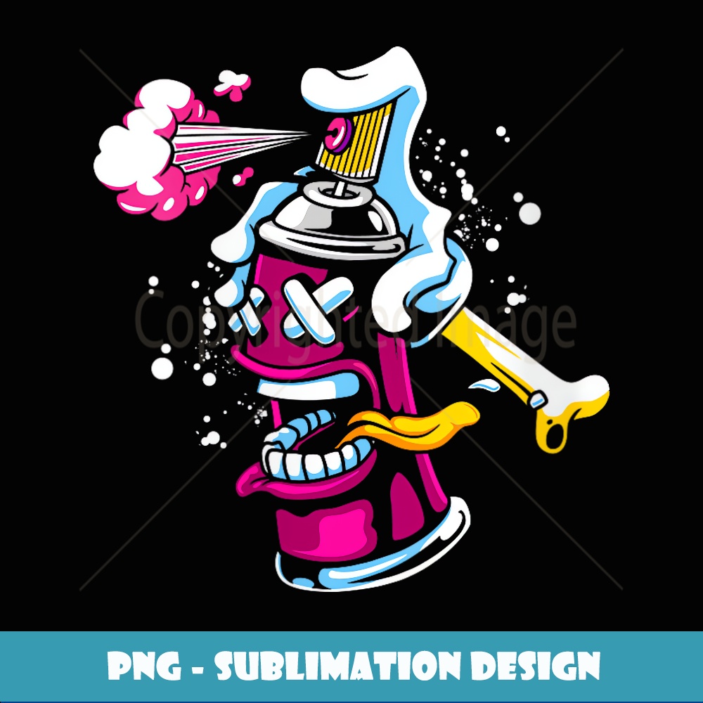 Funny Spray Paint Street Urban Art Graffiti Artist - Trendy | Inspire ...