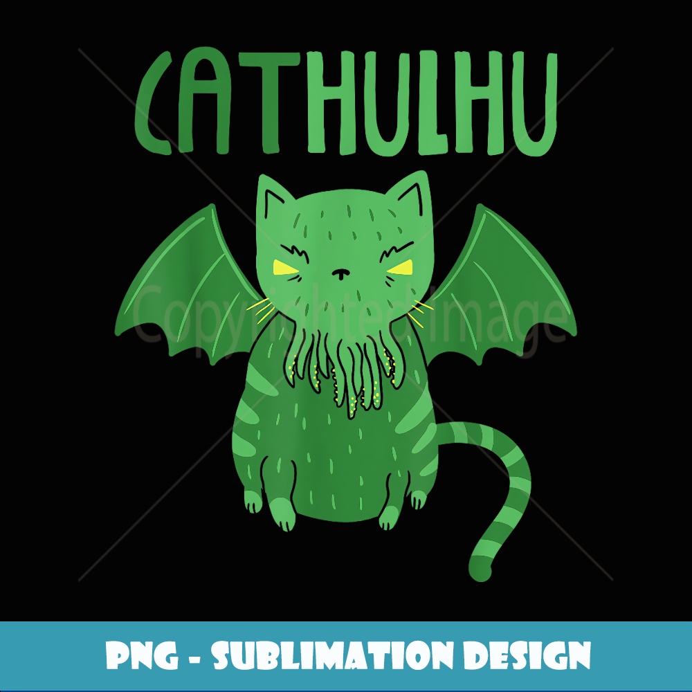 Cathulhu Cat Cthulhu Funny Pun Graphic - Exclusive Sublimati | Inspire ...