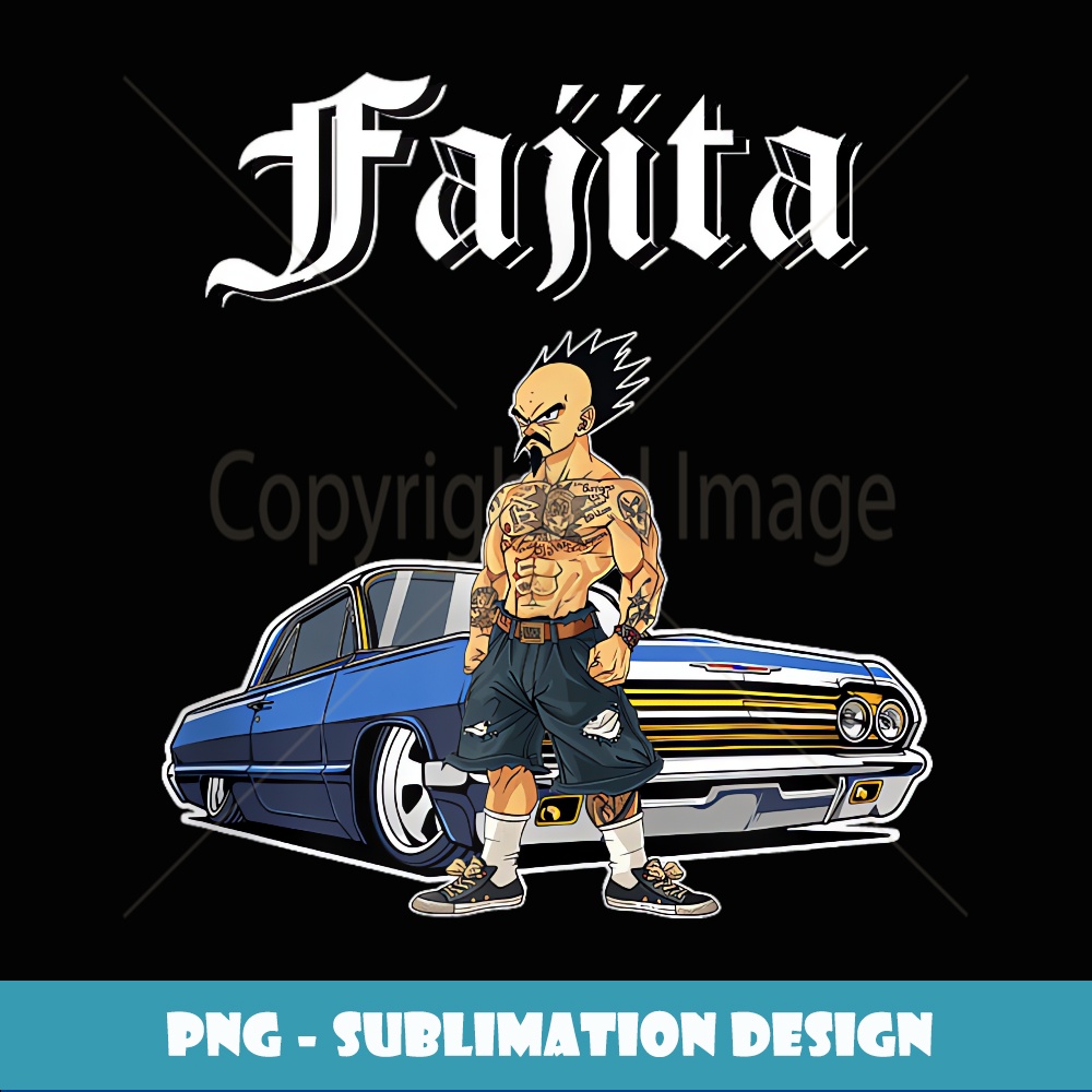 Funny Fajita Cholo Low Rider Anime Chicano Cartoon - PNG Tra | Inspire ...