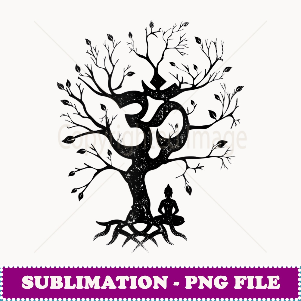 Tree of Life and Ohm Symbol Design for Women or Men Om - Ins | Inspire ...