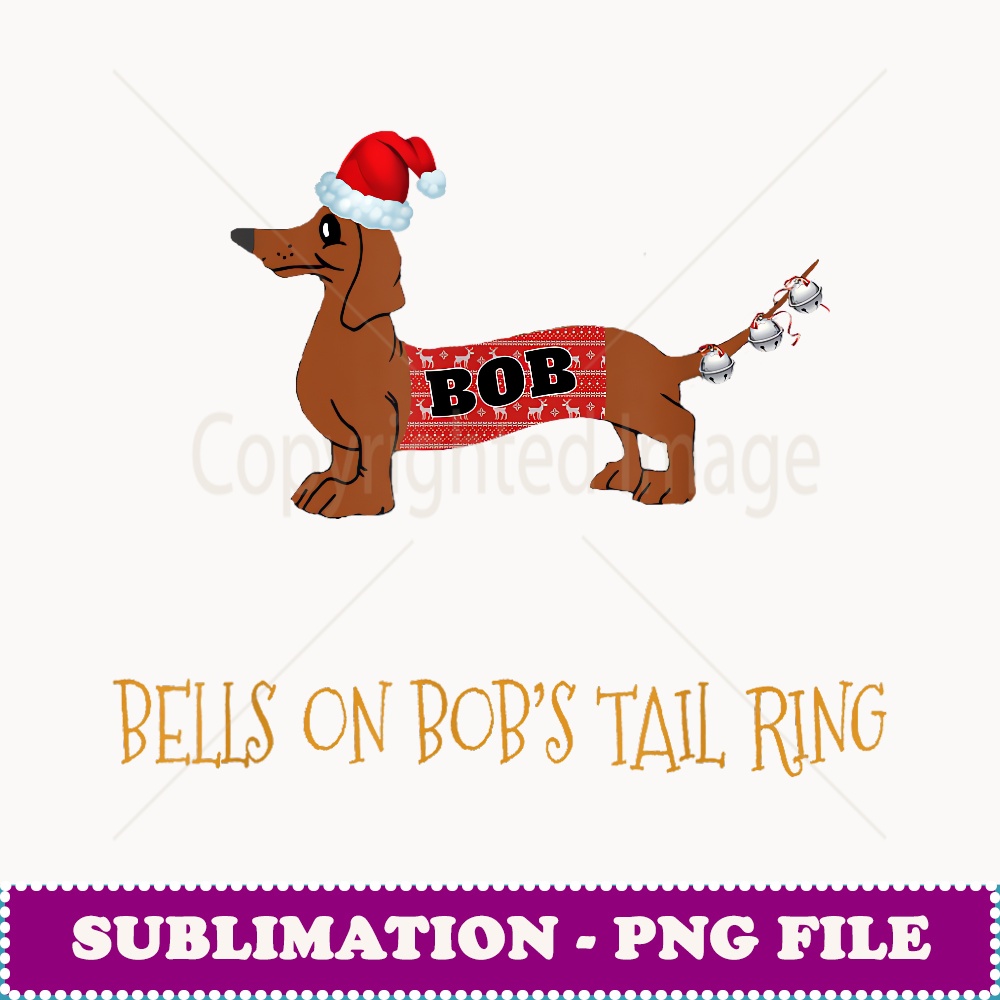 Funny Bells On Bob's Tail Sarcastic Christmas Pun Gif - Vint | Inspire ...