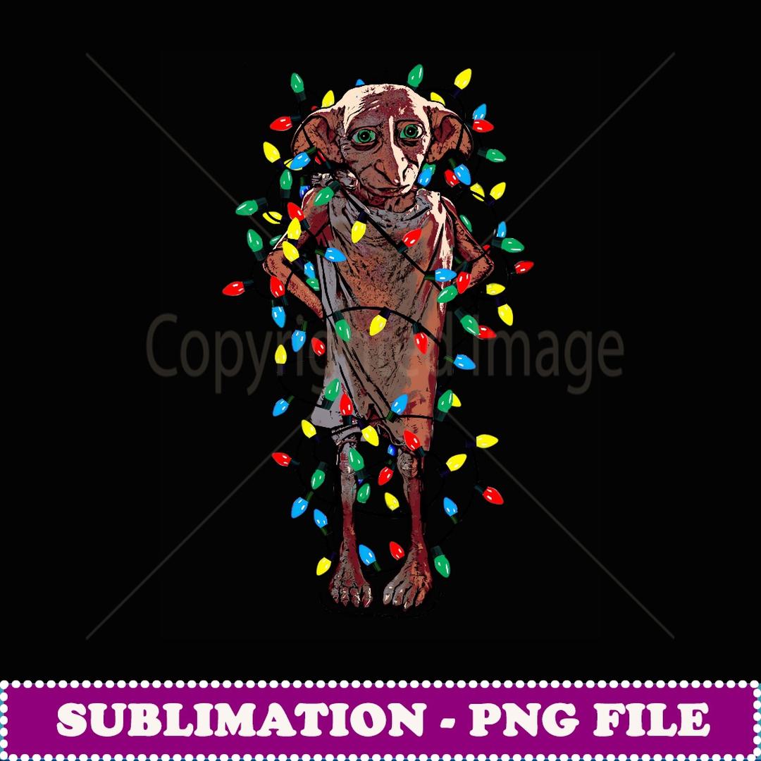 Harry Potter Christmas Dobby Christmas Lights Portrait - Exc | Inspire ...