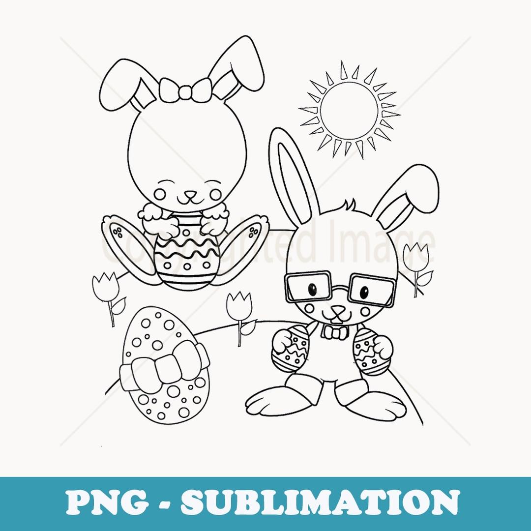 Easter bunny color your own craft for kids coloring - Stylis | Inspire ...