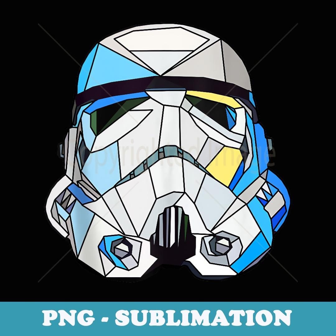 Star Wars Stormtrooper Stained Glass Style Portrait - Digita | Inspire ...