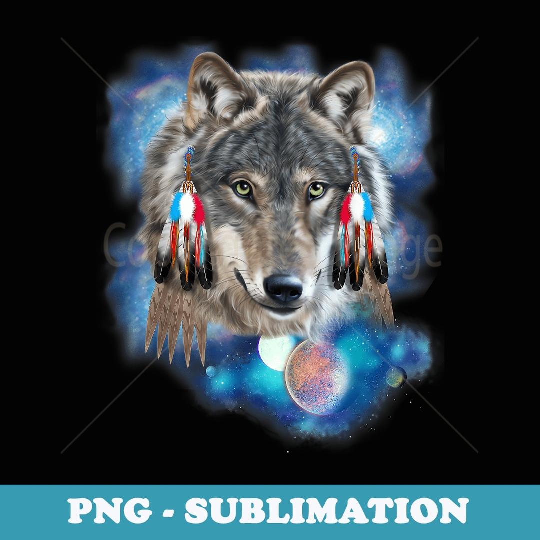 Wolf Cosmos Native American Wolves Spirit Animal - Instant P | Inspire ...