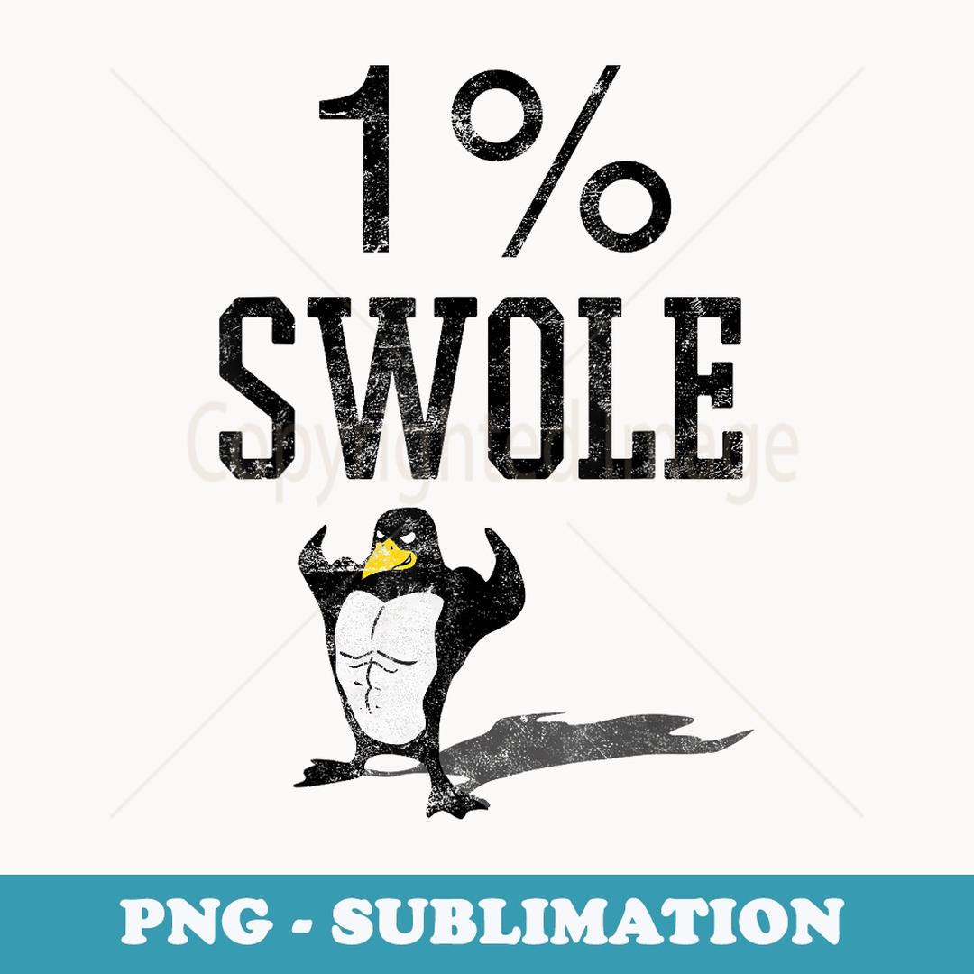 Funny Gym Rat Gym Muscle Penguin 1 Swole - Trendy Sublimatio | Inspire ...