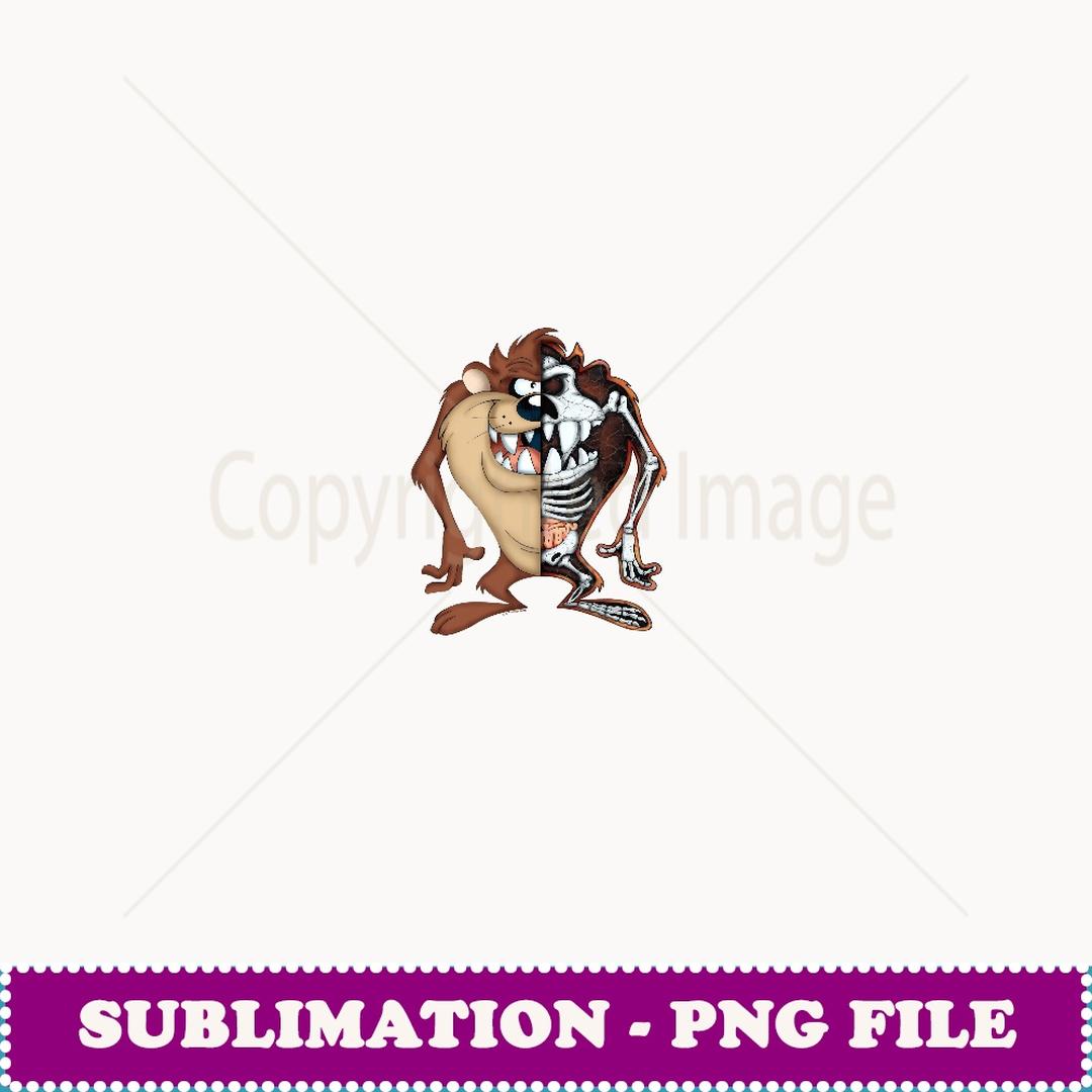 Looney Tunes Taz Half Skeleton - Artistic Sublimation Digita | Inspire ...