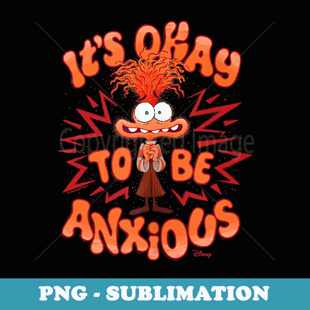 Inside Out 2 - Anxiety Character Its Okay To Be Anxious | Inspire Uplift