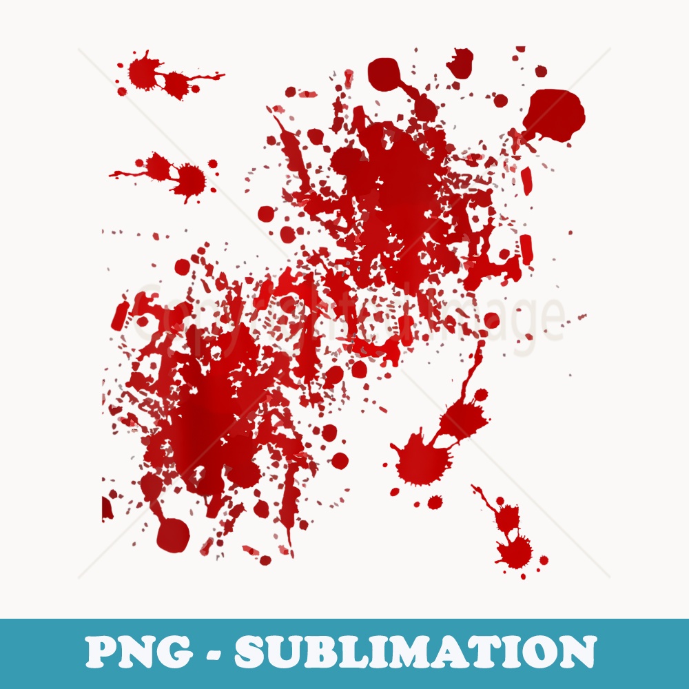 Fake Blood Splatter - Digital Sublimation Download File | Inspire Uplift