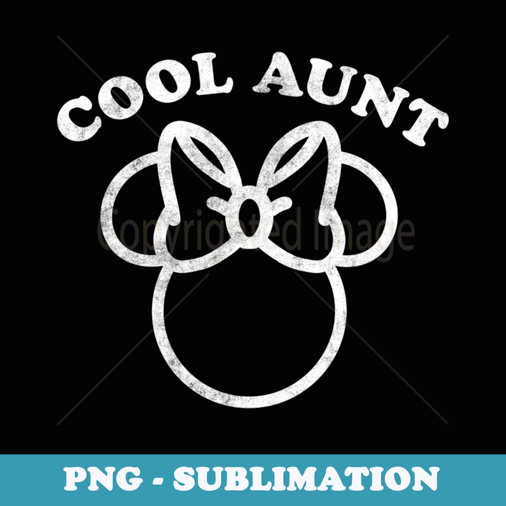 Disney Minnie Mouse Cool Aunt Distressed Big Chest Logo - Un | Inspire ...