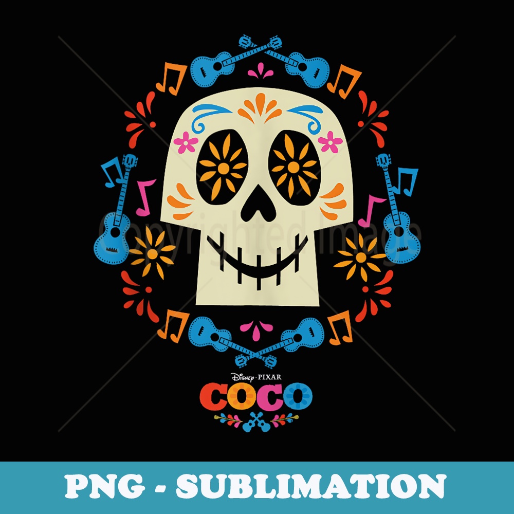 Disney and Pixars Coco Papel Picado Sugar Skull - PNG Sublim | Inspire ...