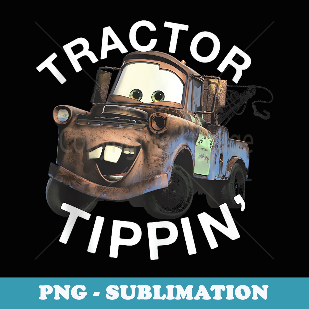 Disney Pixar Cars Mater Tractor Tippin Vintage Rusted Logo - | Inspire ...