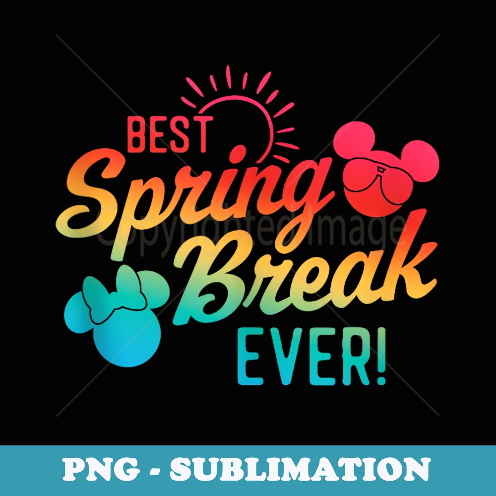Disney Mickey And Friends Best Spring Break Ever Chest Logo | Inspire ...