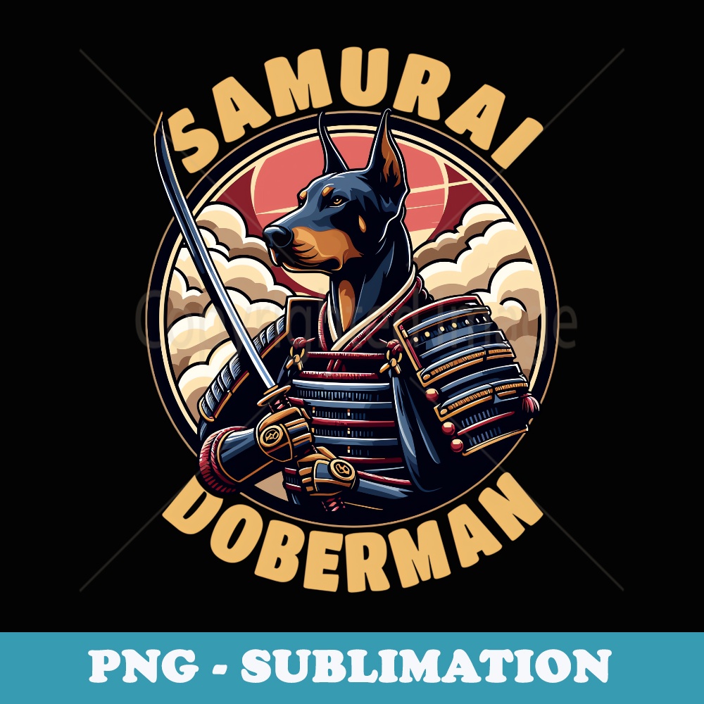 Samurai Doberman Japanese Anime Doberman Kawaii Doberman - H | Inspire ...