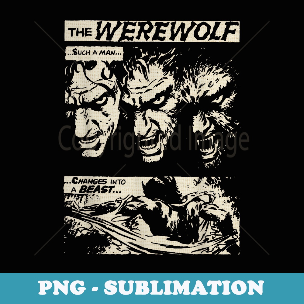 Classic Horror Movie Monster Horror Comic Werewolf Man Wolf | Inspire ...