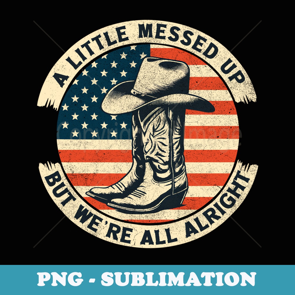 Little Messed Up But Were All Alright Western Retro - Vintag | Inspire ...