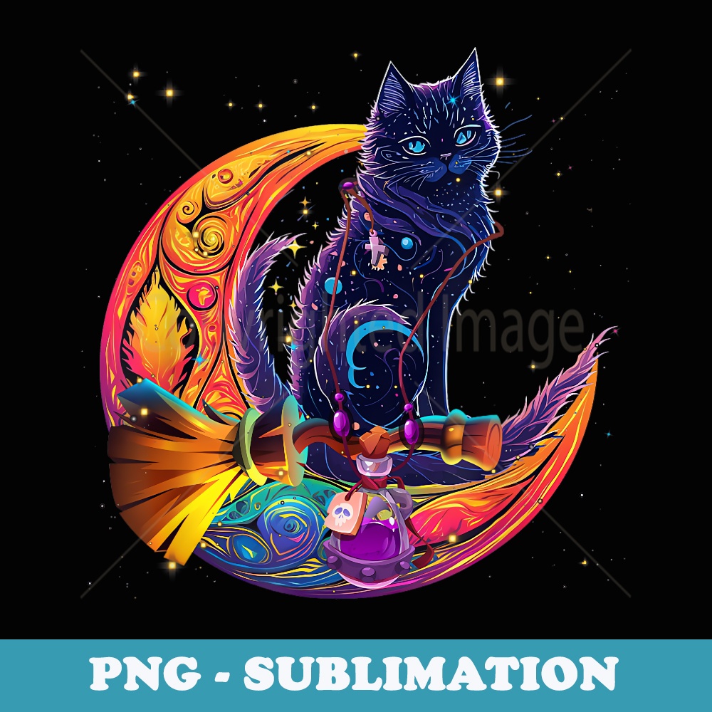 Sailor Meow Cute Moon Cat Space Magic Gothic Halloween - Hig | Inspire ...