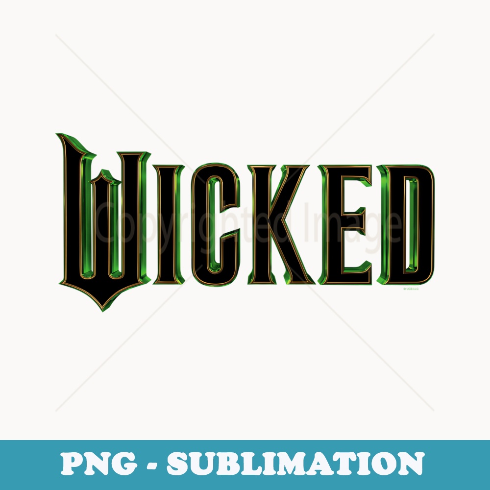 Wicked Movie Logo - Vintage Sublimation PNG Download | Inspire Uplift