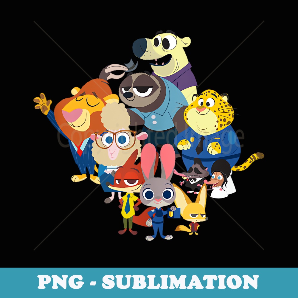 Disney Zootopia The Gang Is All Here Group Shot Portrait - S | Inspire ...