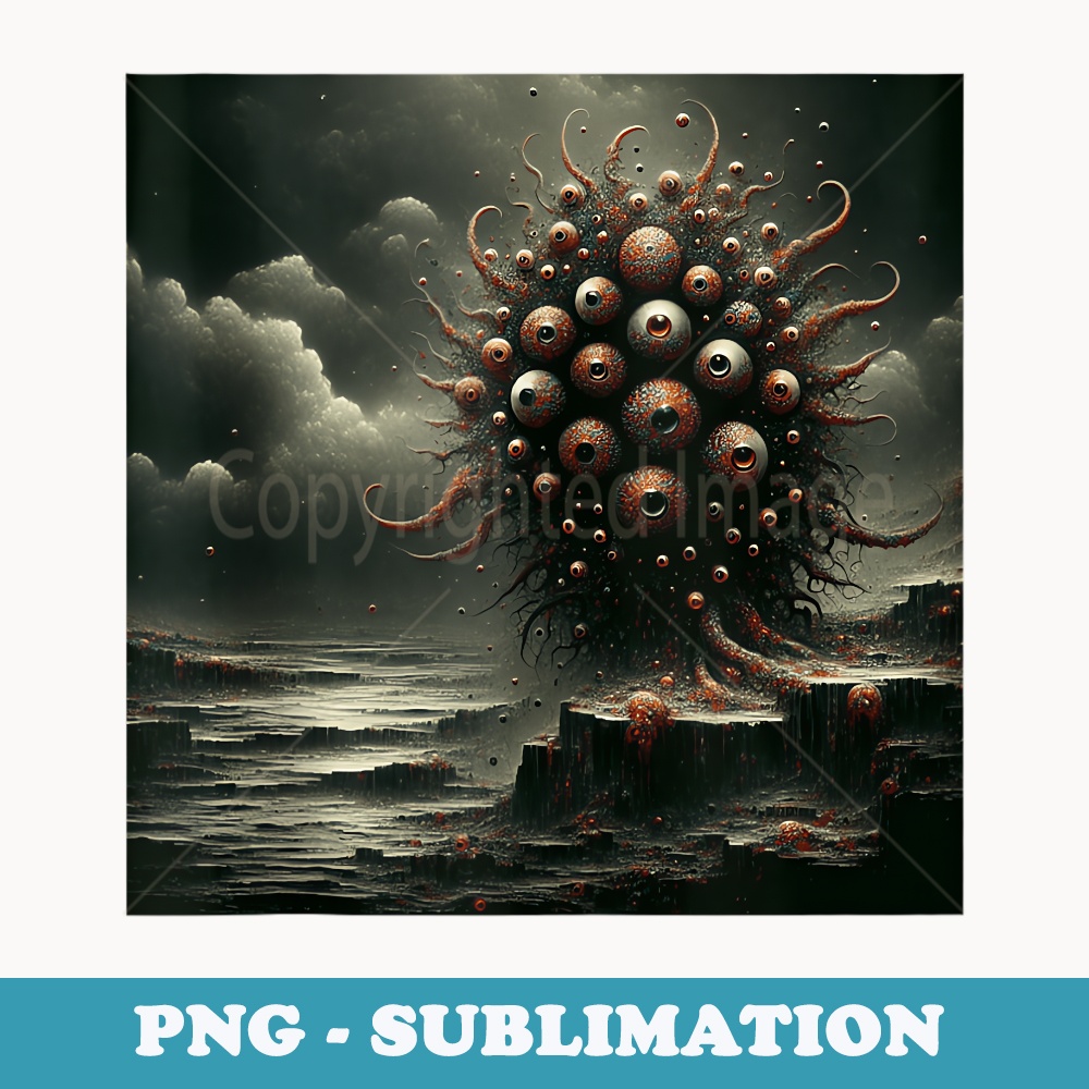 Eldritch Nightmare Lovecraftian Horror Fear of Eyes Graphic | Inspire ...