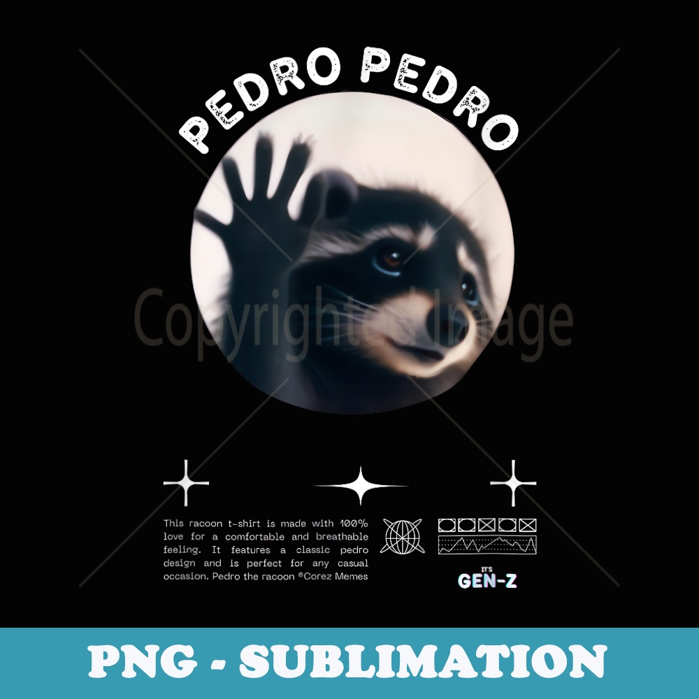 Pedro Pedro Pedro Dancing Racoon Meme - PNG Sublimation Digi | Inspire ...