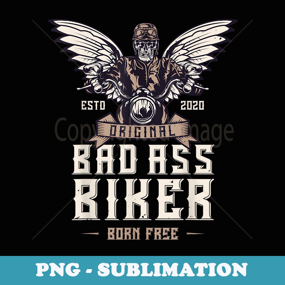 Vintage Bad Ass Biker - Grumpy Old Man Motorcycle Emblem | Inspire Uplift