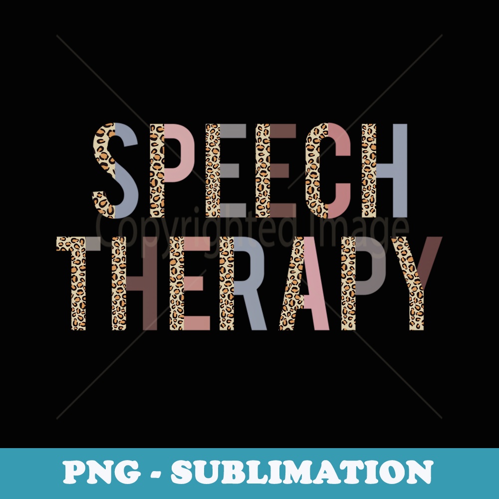 Speech Therapy - Leopard Print - Speech Language Pathology | Inspire Uplift