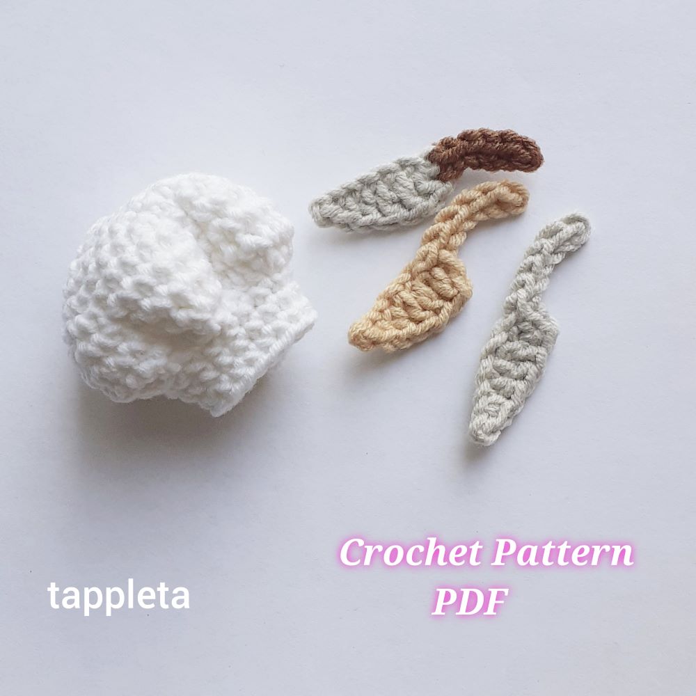Chef hat and knife crochet pattern, mini chef hat for doll | Inspire Uplift