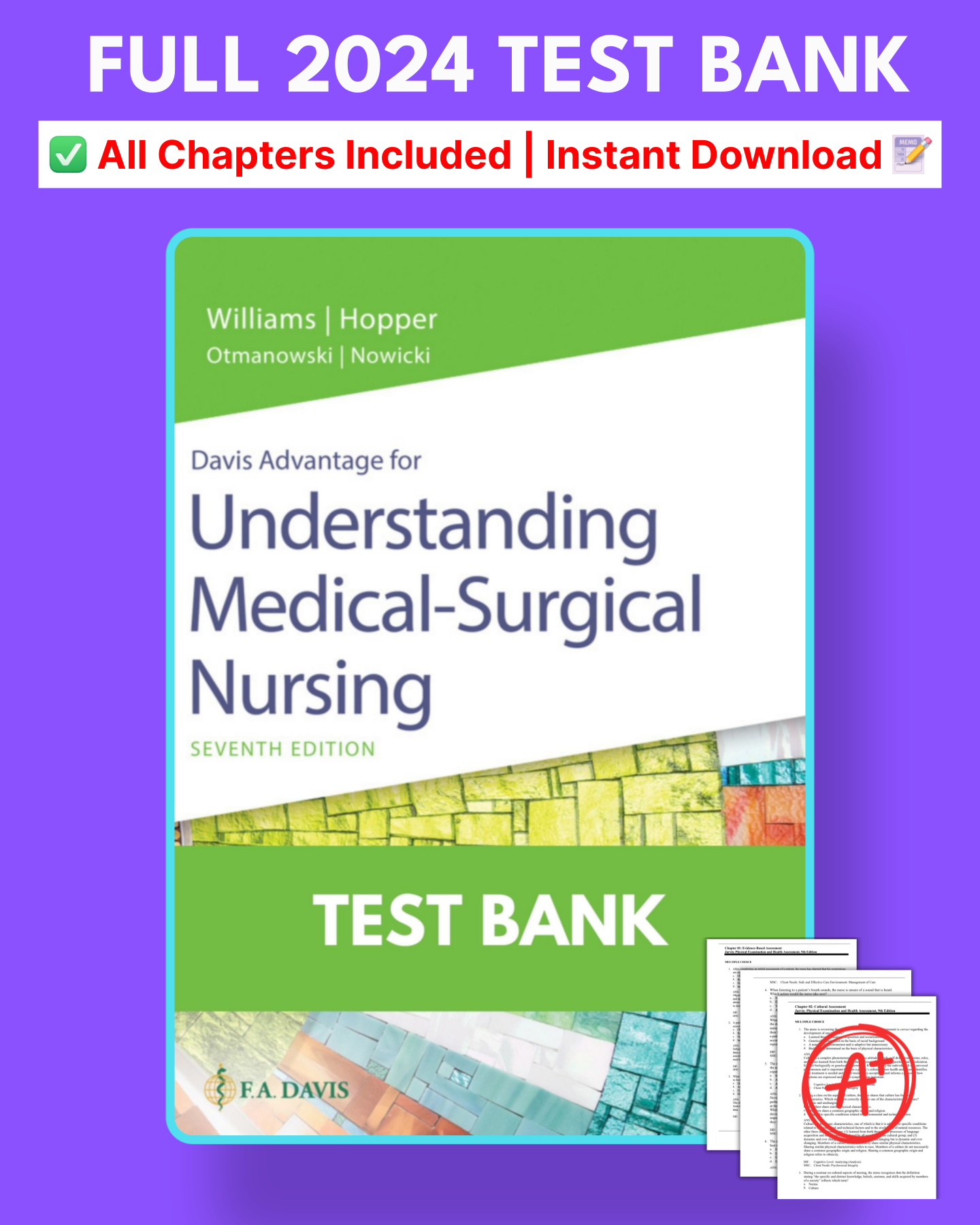 Davis Advantage for Understanding Medical-Surgical Nursing - Inspire Uplift