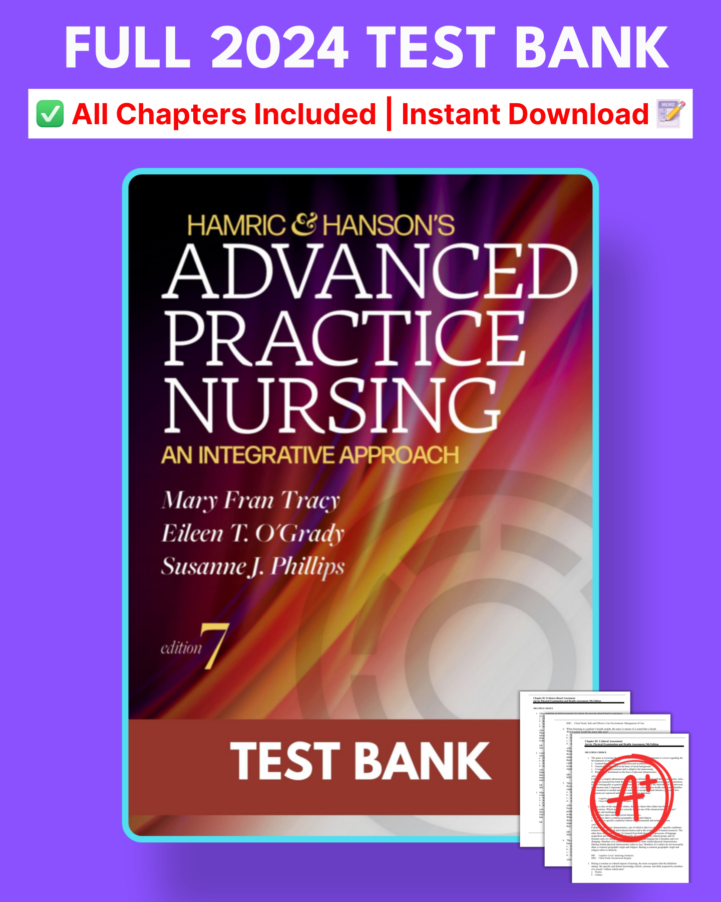 Test Bank - Hamric and Hansons Advanced Practice Nursing A | Inspire Uplift
