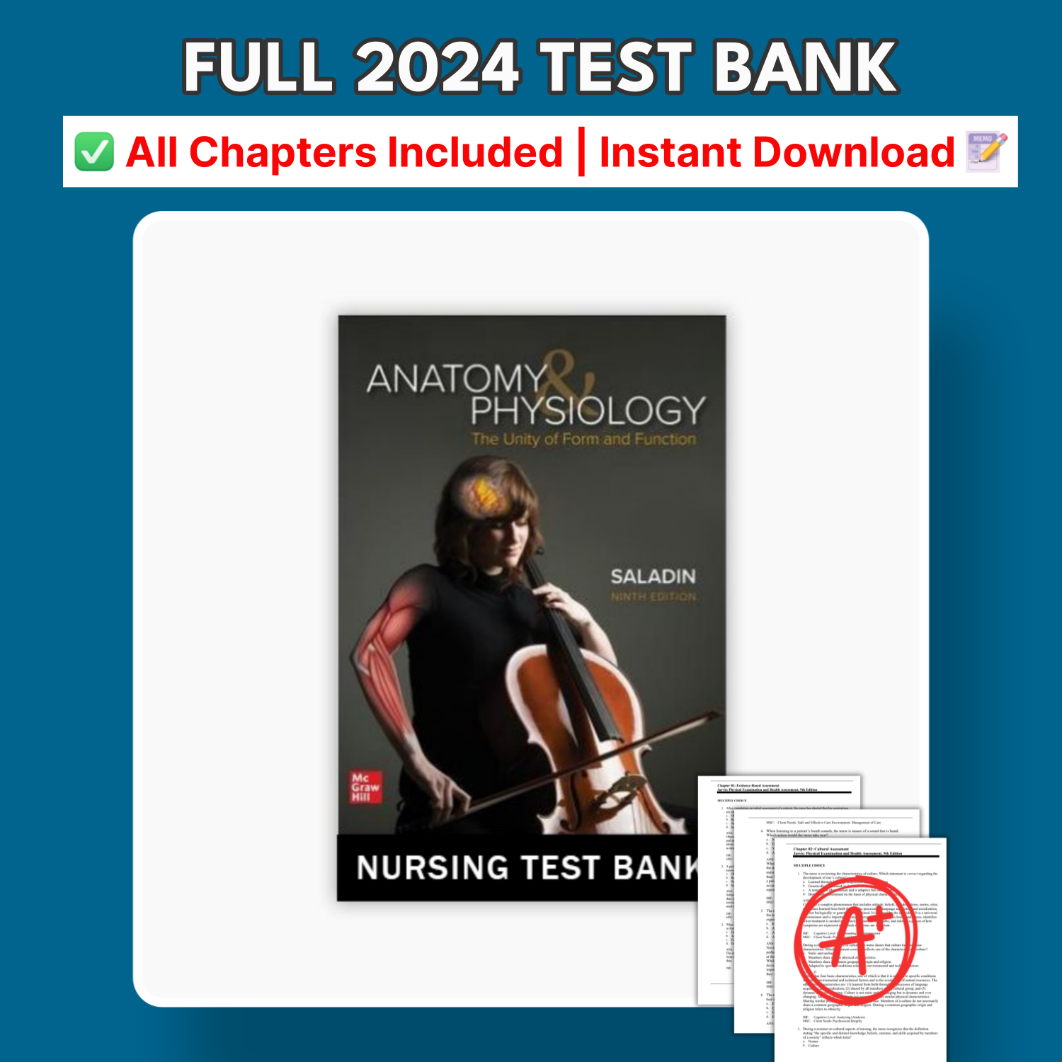 Anatomy & Physiology The Unity of Form and Function 9th Ed - Inspire Uplift