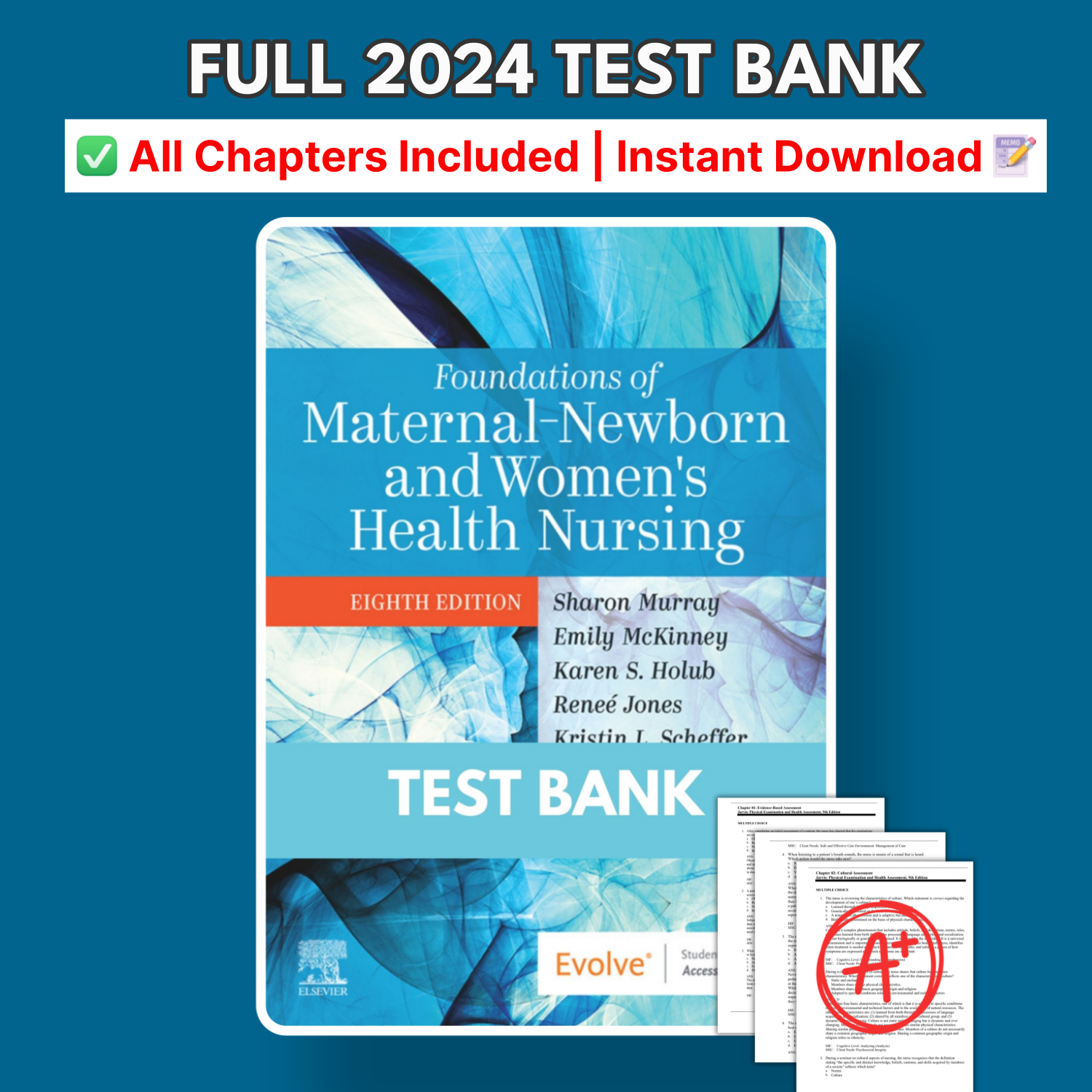 Test Bank - Foundations of Maternal-Newborn and Womens Hea | Inspire Uplift
