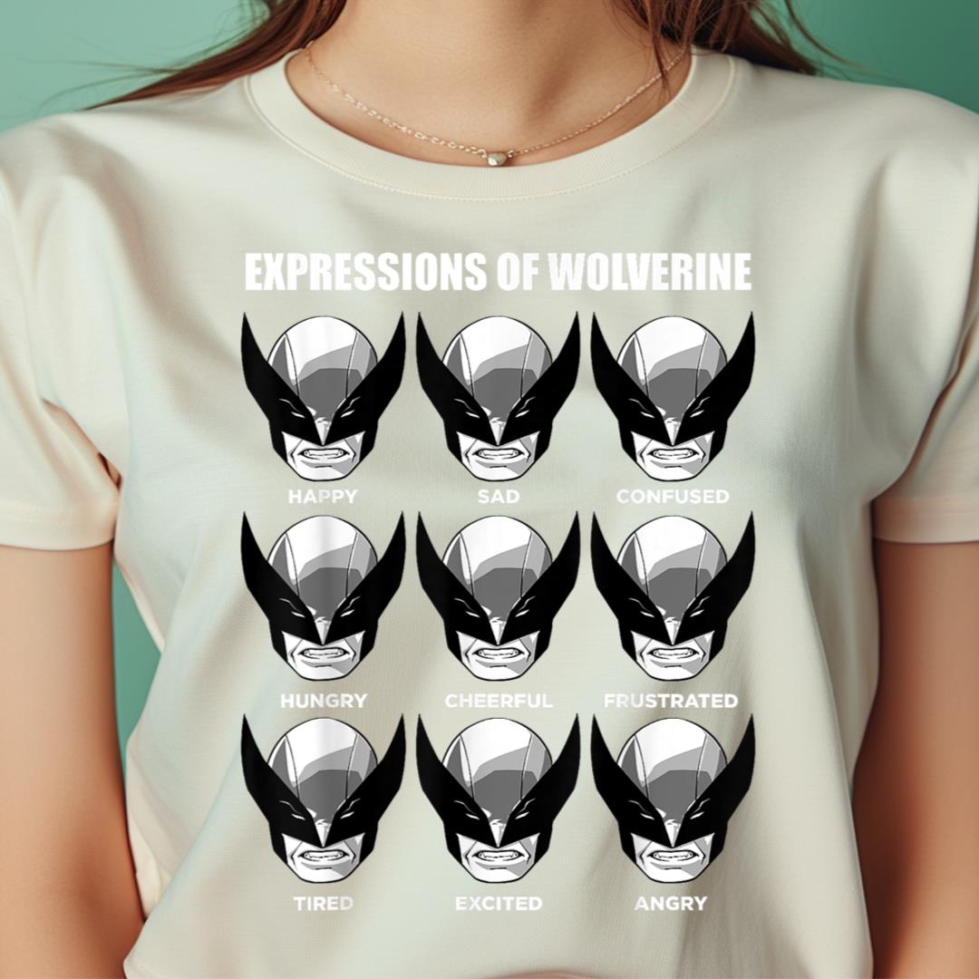 Marvel X-Men Expressions Of Wolverine Grid PNG, Wolverine PN | Inspire ...
