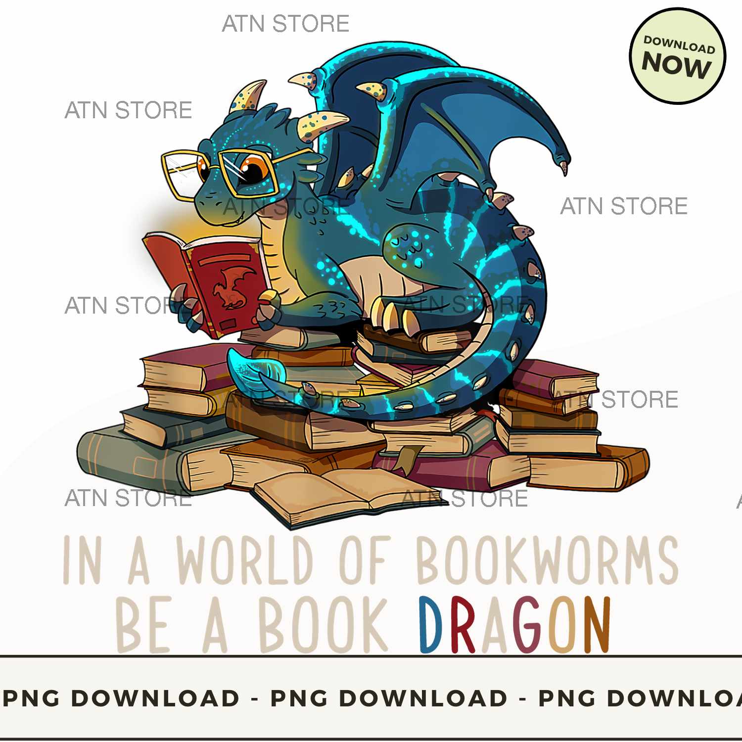 A World Of Bookworms Be A Book Dragon Downloadable PNG Insta | Inspire ...