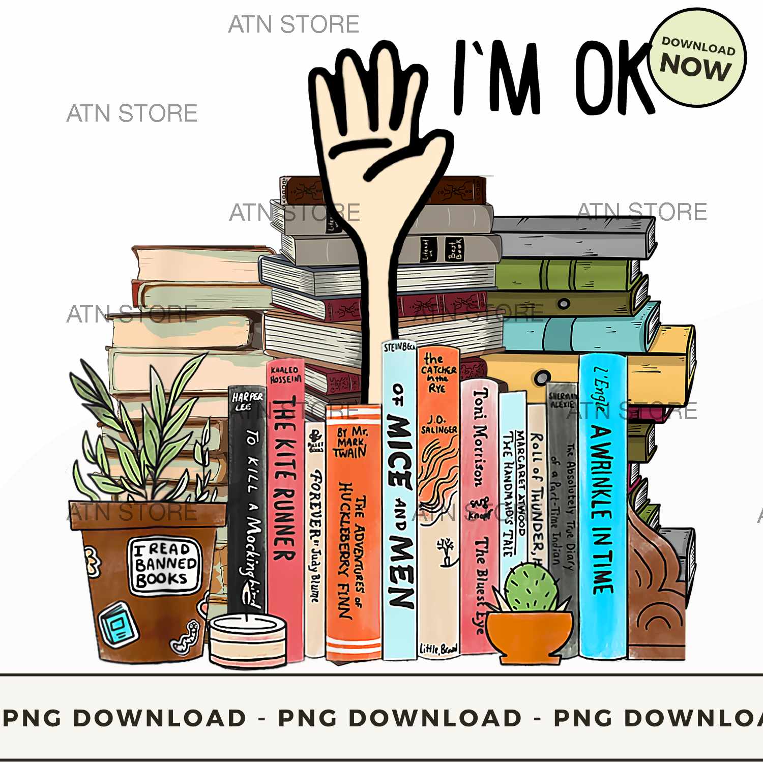 Reading book Downloadable PNG Instant Download, ATN Store, H | Inspire ...